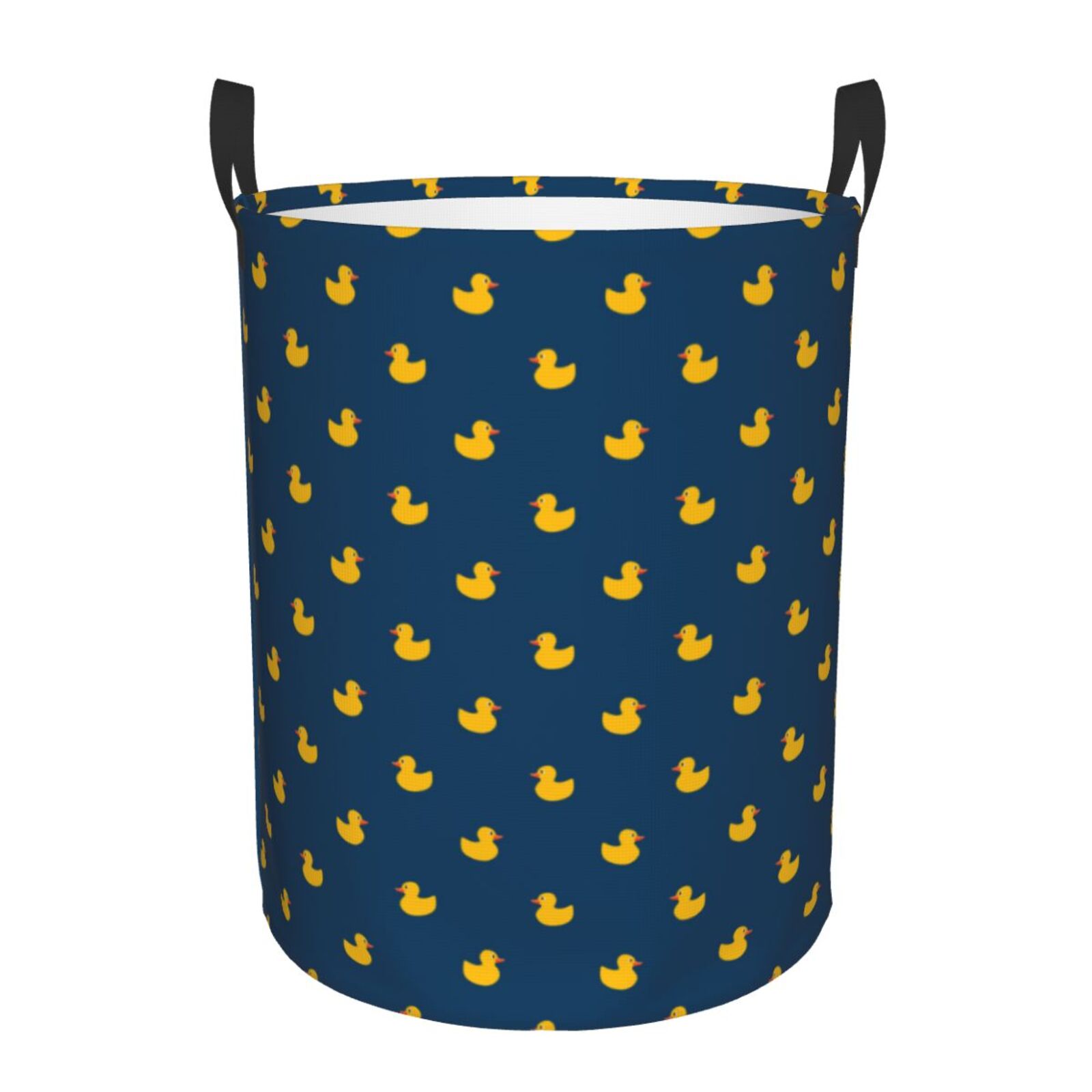 Large Laundry Basket with Handles - Cartoon Cute Duck Kids Baby Dirty ...