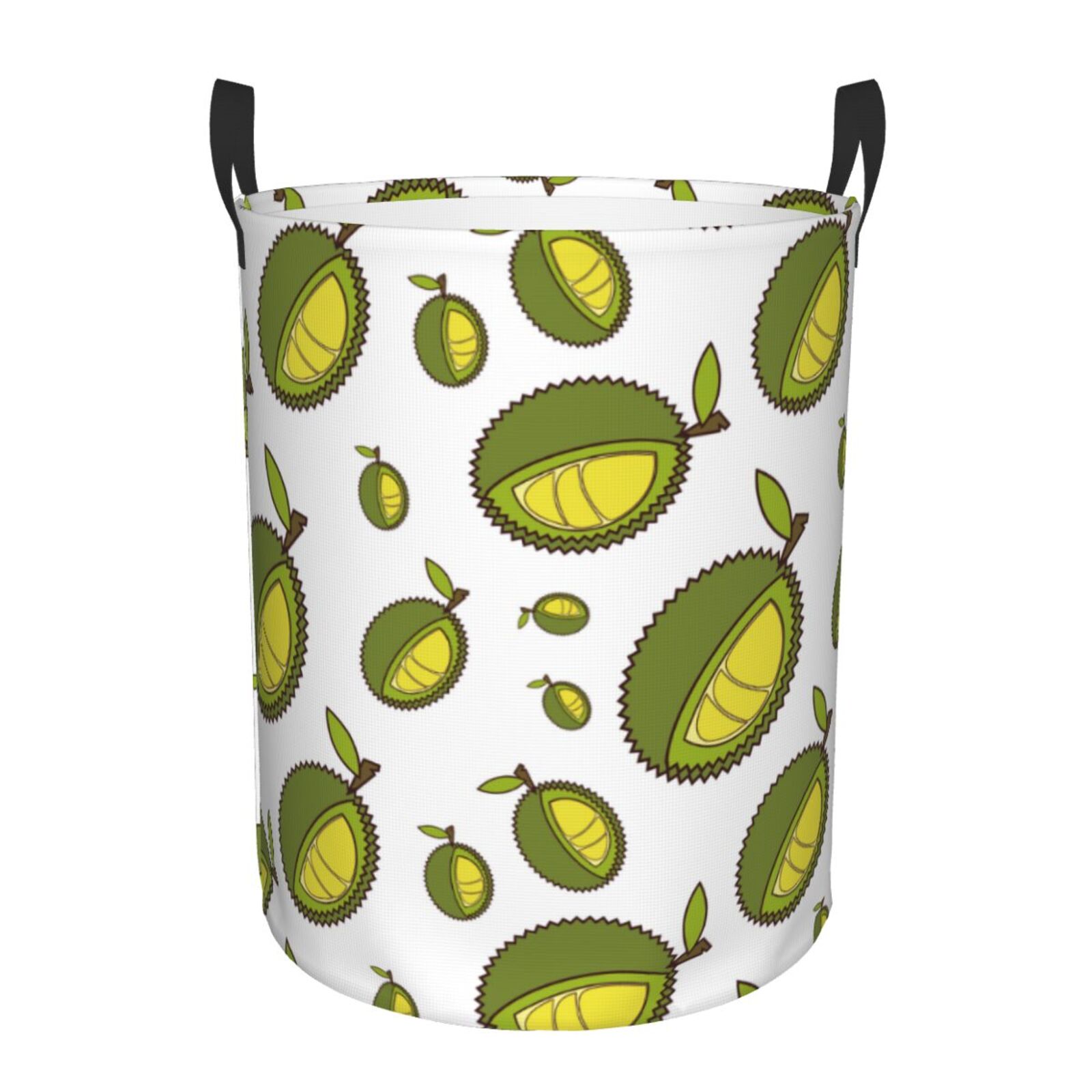 Large Laundry Basket with Handles - Cute Mint Green Durian Kids Baby ...