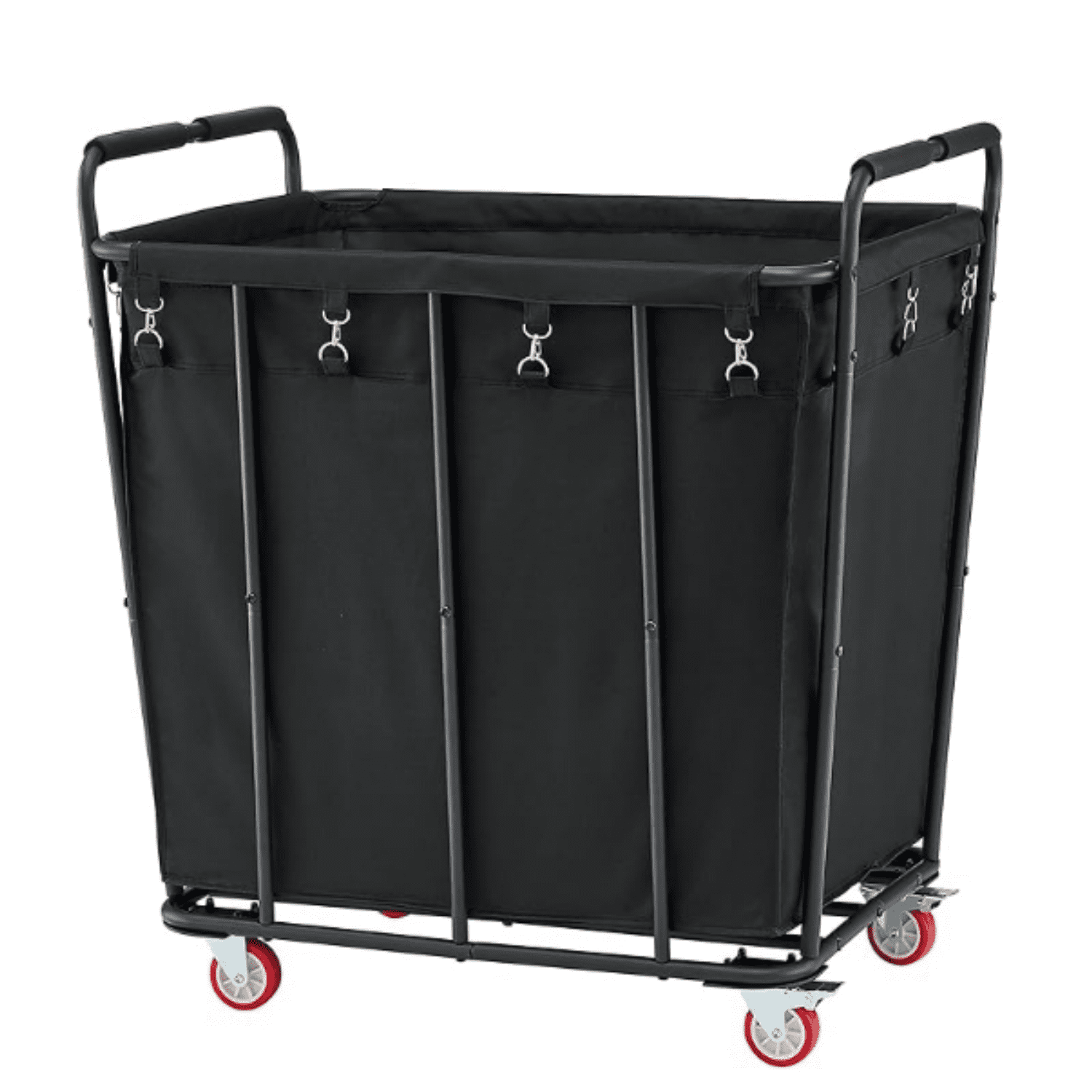 Large Laundry Cart with Wheels, 400L Rolling Laundry Hamper for Clothes ...