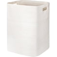 Large Laundry Hamper 16"x13"x22" - Tall Woven Cotton Rope Laundry ...