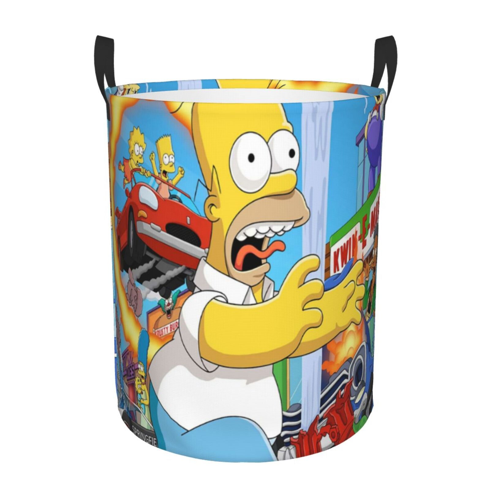 Large Laundry Hamper, The Simpsons Collapsible Laundry Basket With ...
