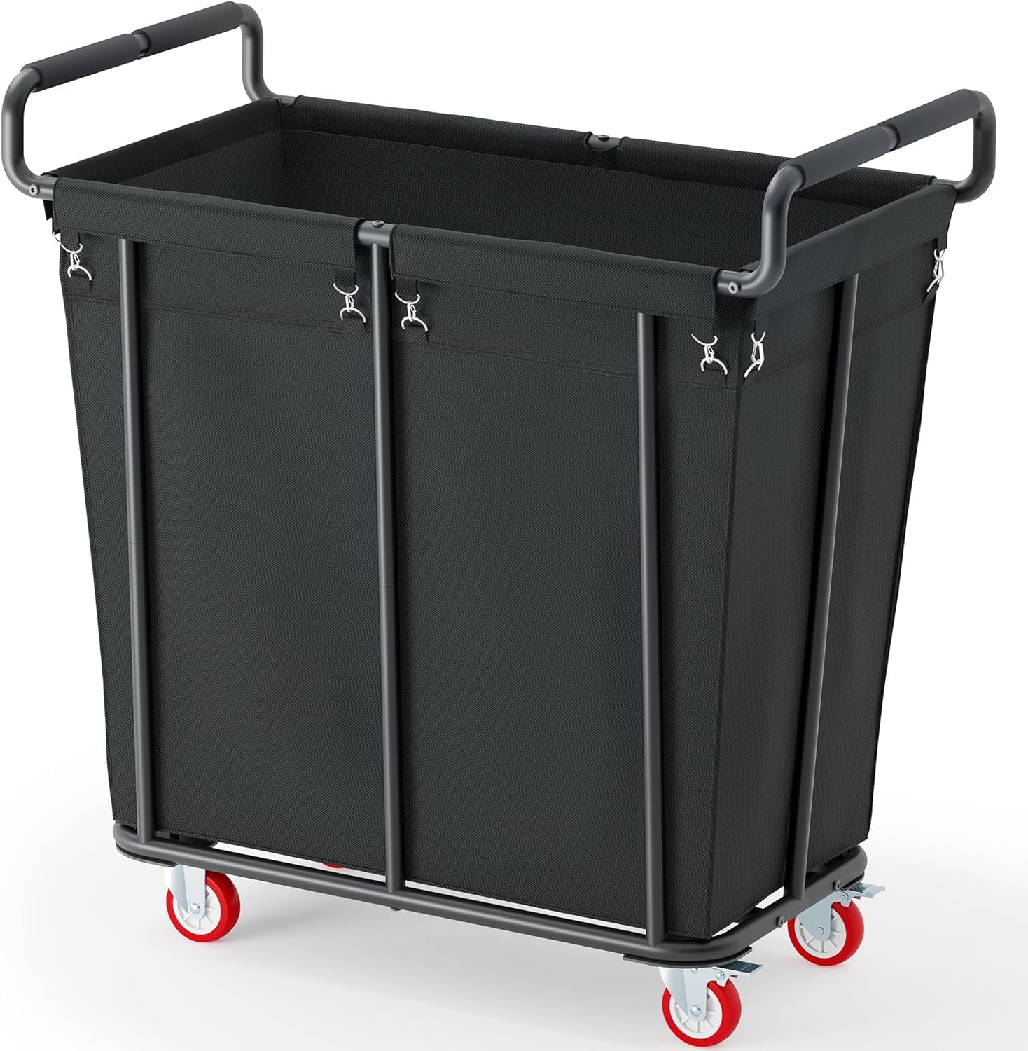 Large Laundry Hamper with Wheels, 360L Rolling Big Laundry Basket for ...