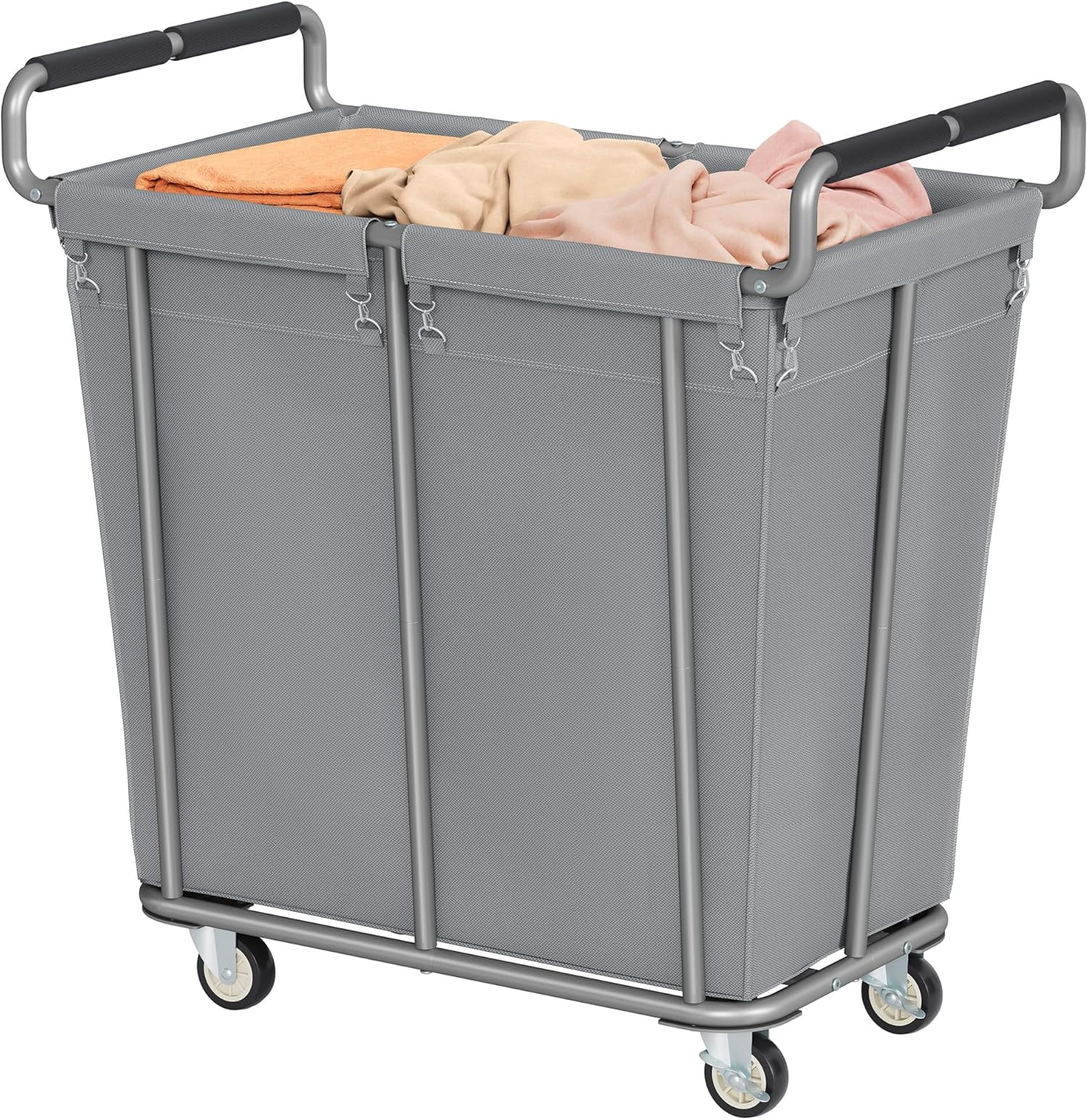 Large Laundry Hamper with Wheels, 360L Rolling Big Laundry Basket for ...