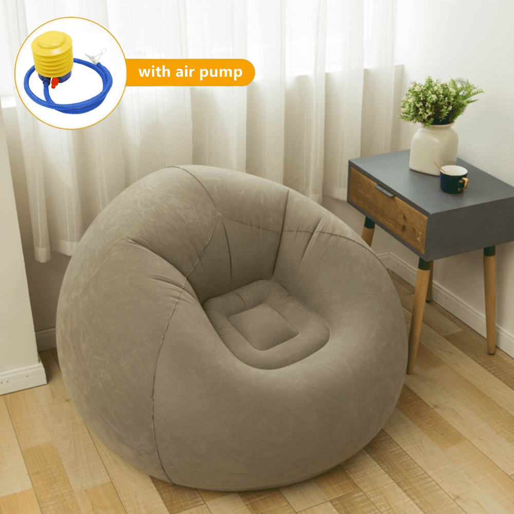 Large Lazy Inflatable Sofa Chairs PVC Lounger Seat Bean Bag Sofas Pouf Puff Couch Tatami Living ...