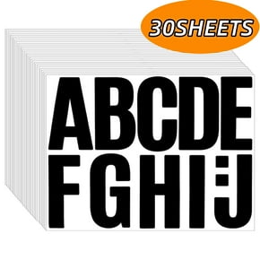 Extra Large Alphabet Stickers