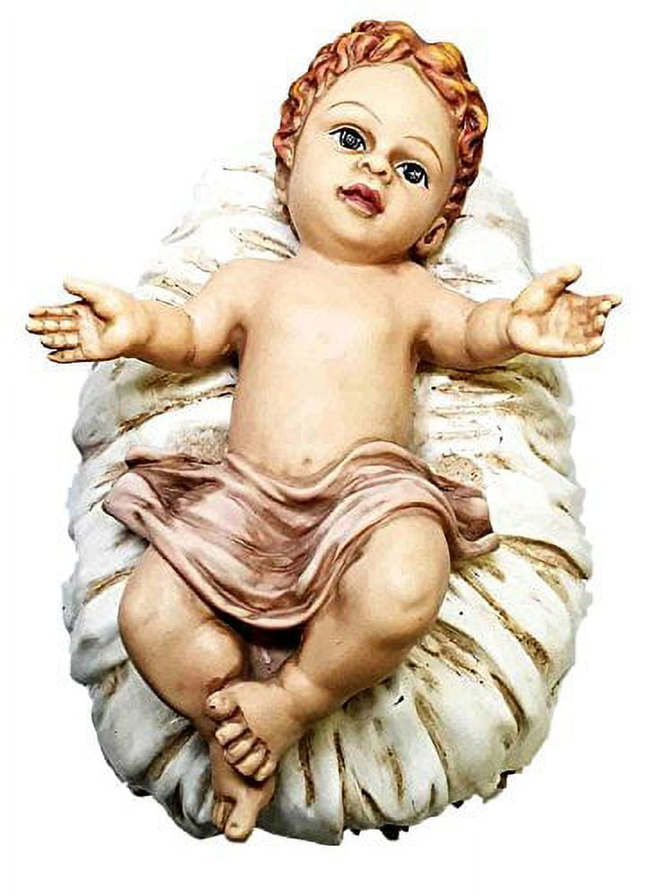 Large Life Sized Nativity of Baby Jesus Born In Manger Outdoor or ...