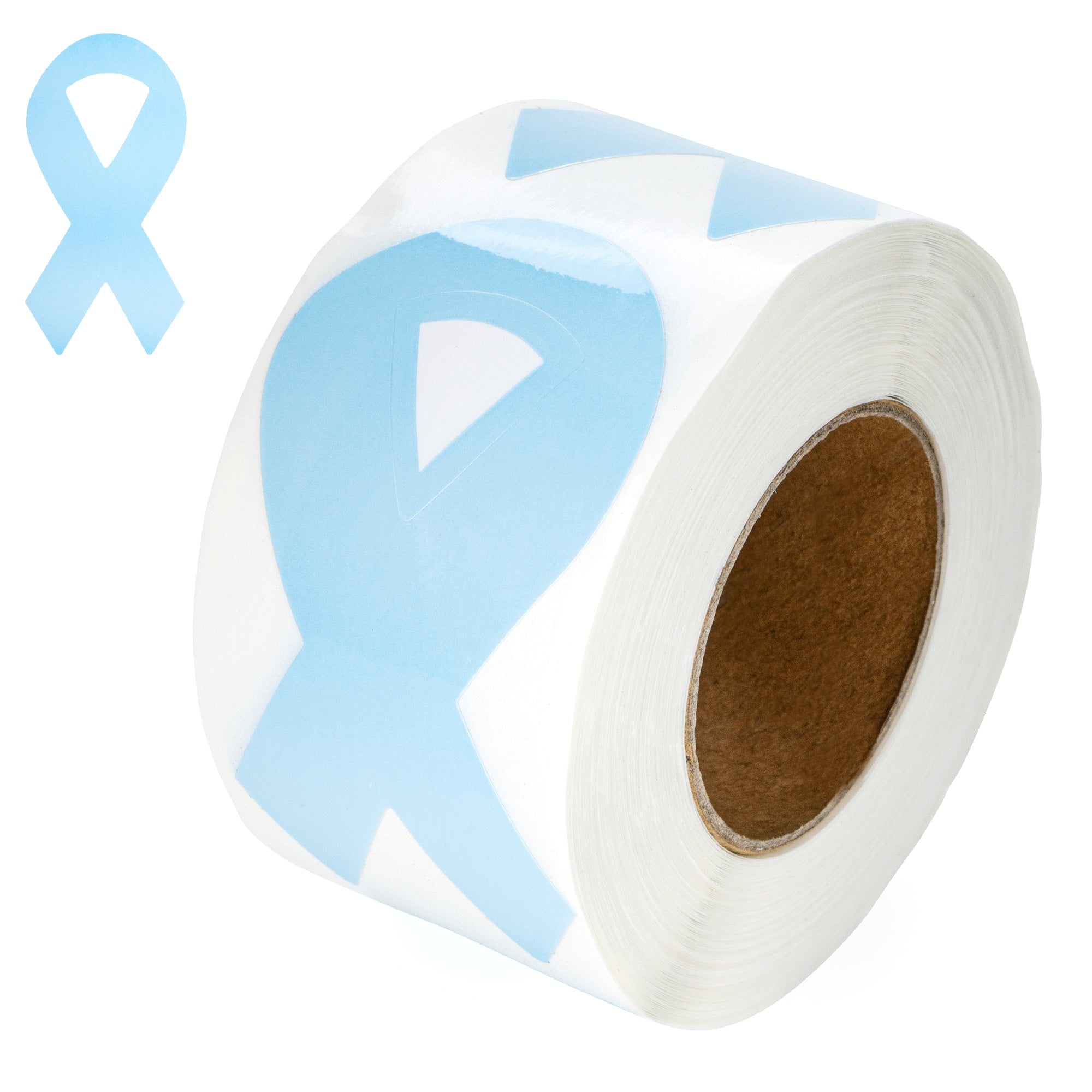 Large Light Blue Ribbon Stickers (250 per Roll) - Walmart.com