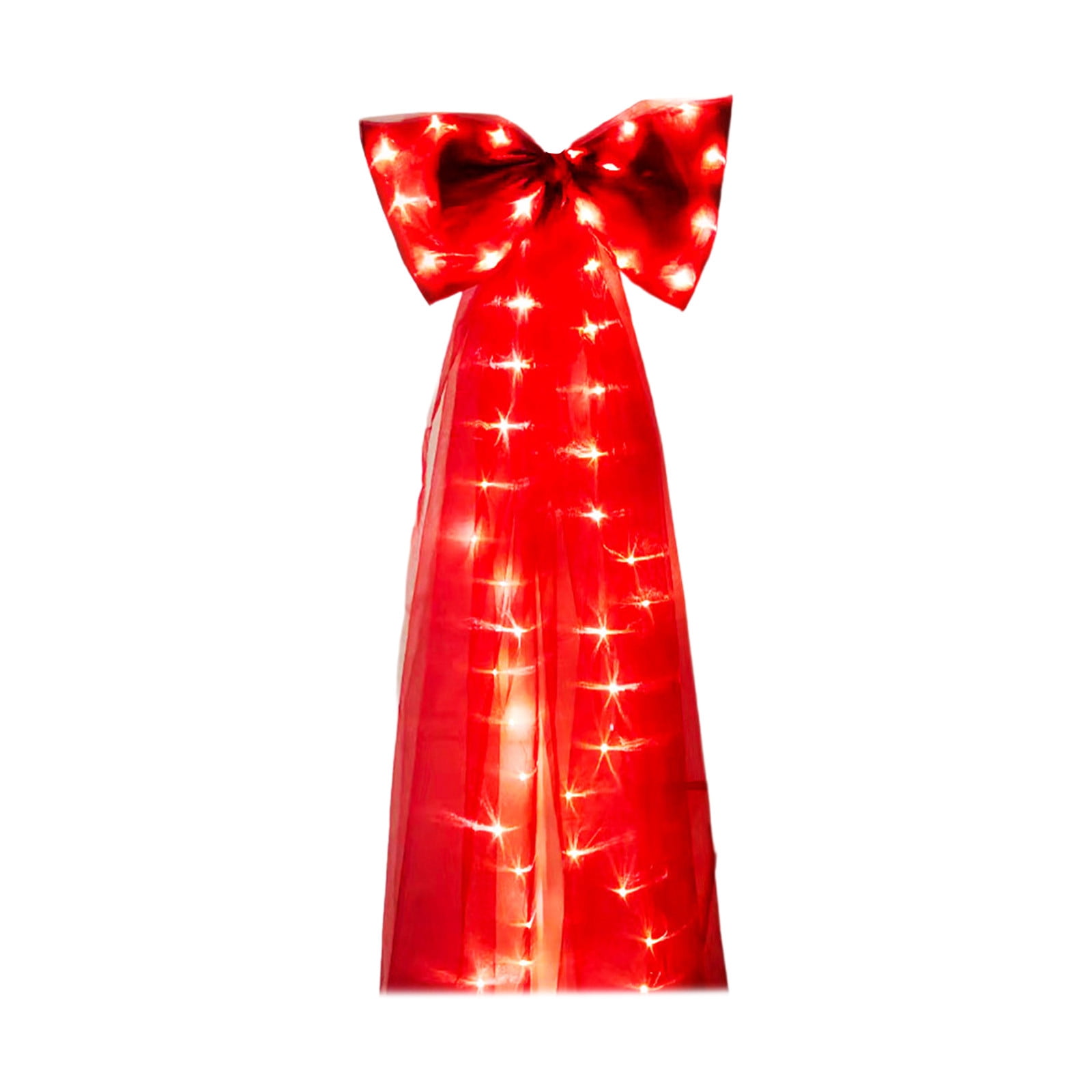 Large Lighted Bows for Christmas Tree Topper Wreath Bow Light up for ...