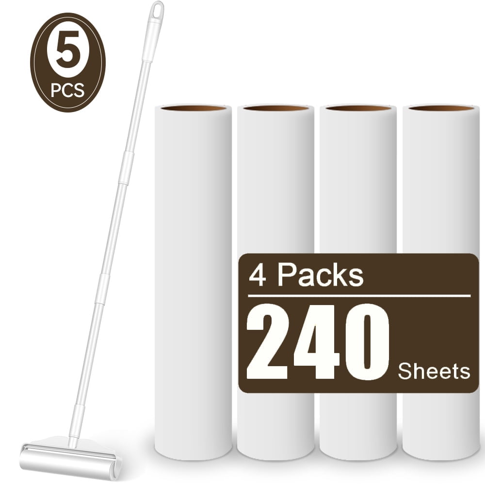 SZZJKJ Large Lint Roller with Retractable Handle, Large Lint Roller for ...