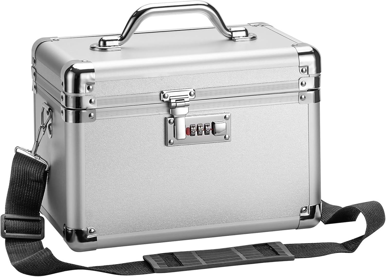 Large Lock Box - 11x6.7x7.9 Inch Lockable Security Storage Case with ...