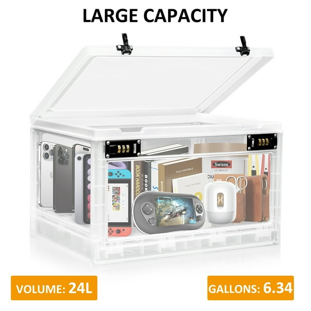 Large Combination Med Plastic Container Lock Box: Versatile Storage for ...