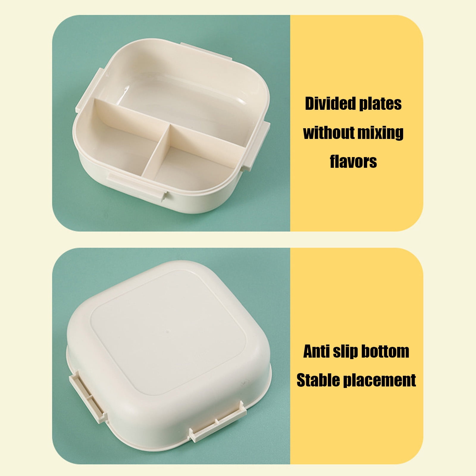 Large Lunch Box Set, Portable Lunch Box Tableware Breakfast Cup ...