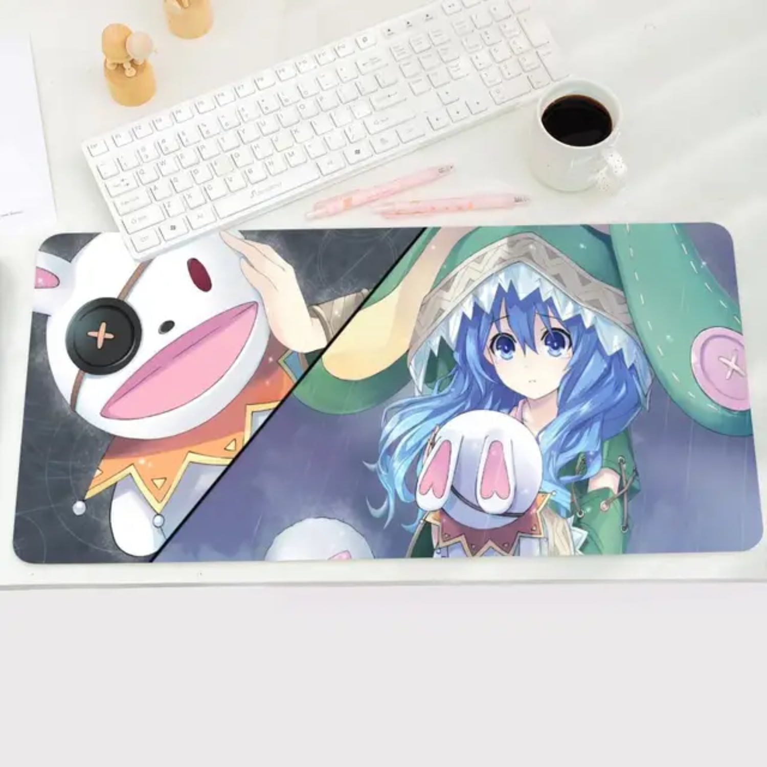 Large Luxurious Stylish Anime Desk Mat - Cute Cartoon Design Perfect ...