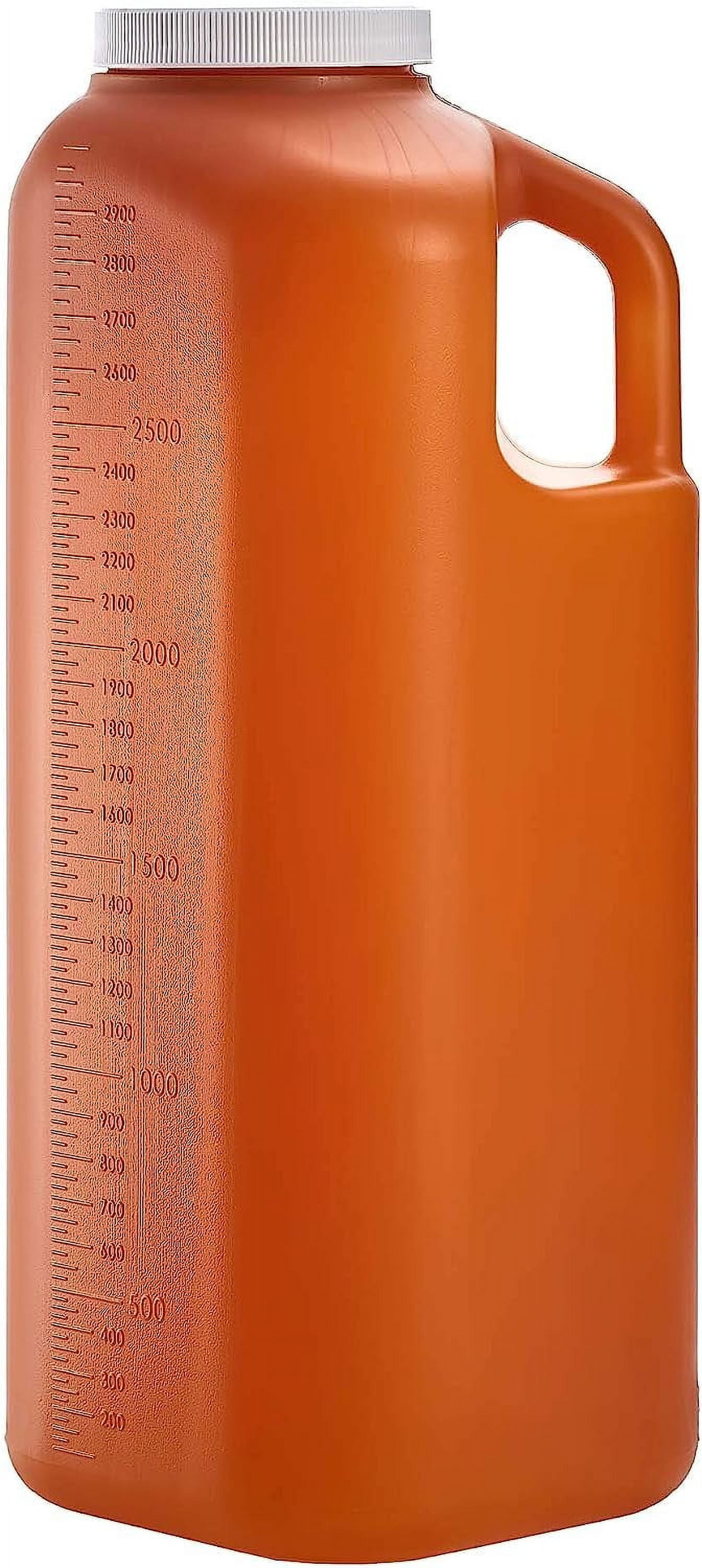 Primemed Plastic Large Male Urinal with Leak Proof Screw Cap Lid (3000 ...