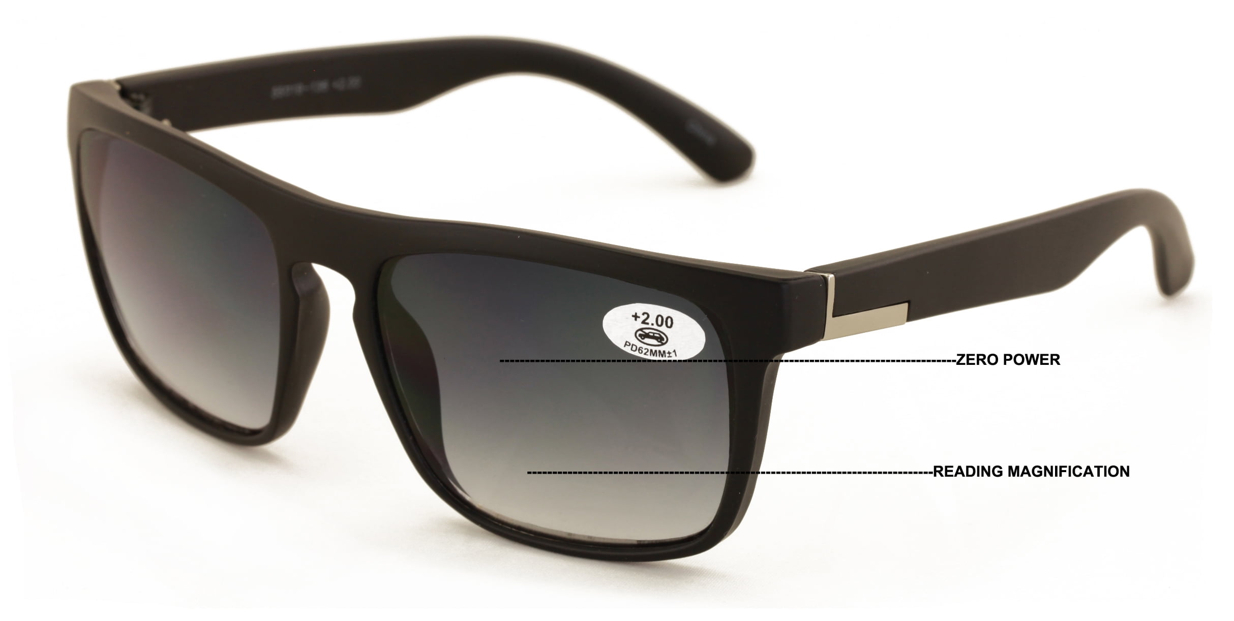 Large Men Progressive Bifocal Reading SunGlasses - UV400 Protection ...
