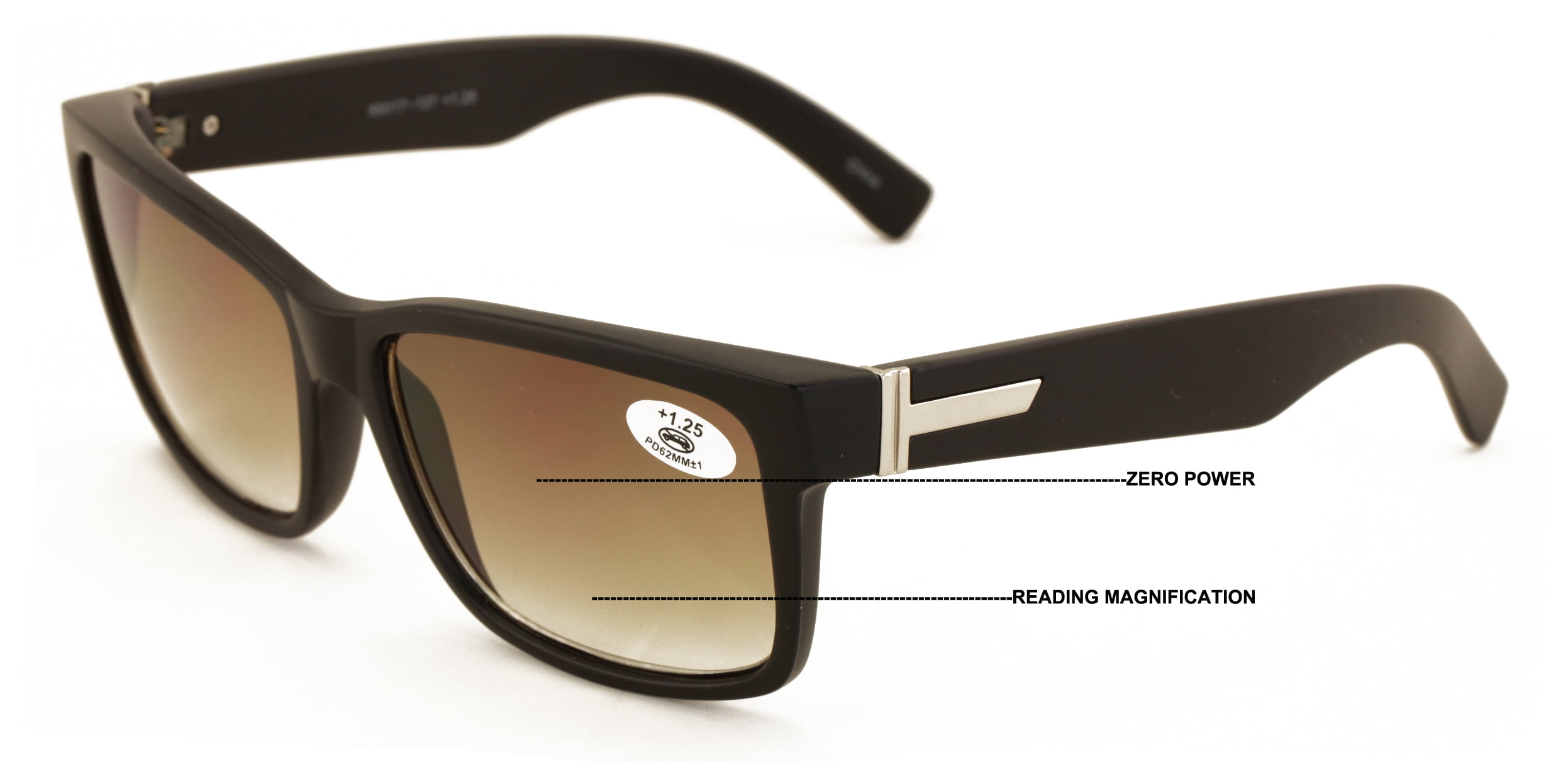 Large Men Progressive Bifocal Reading SunGlasses - UV400 Protection ...