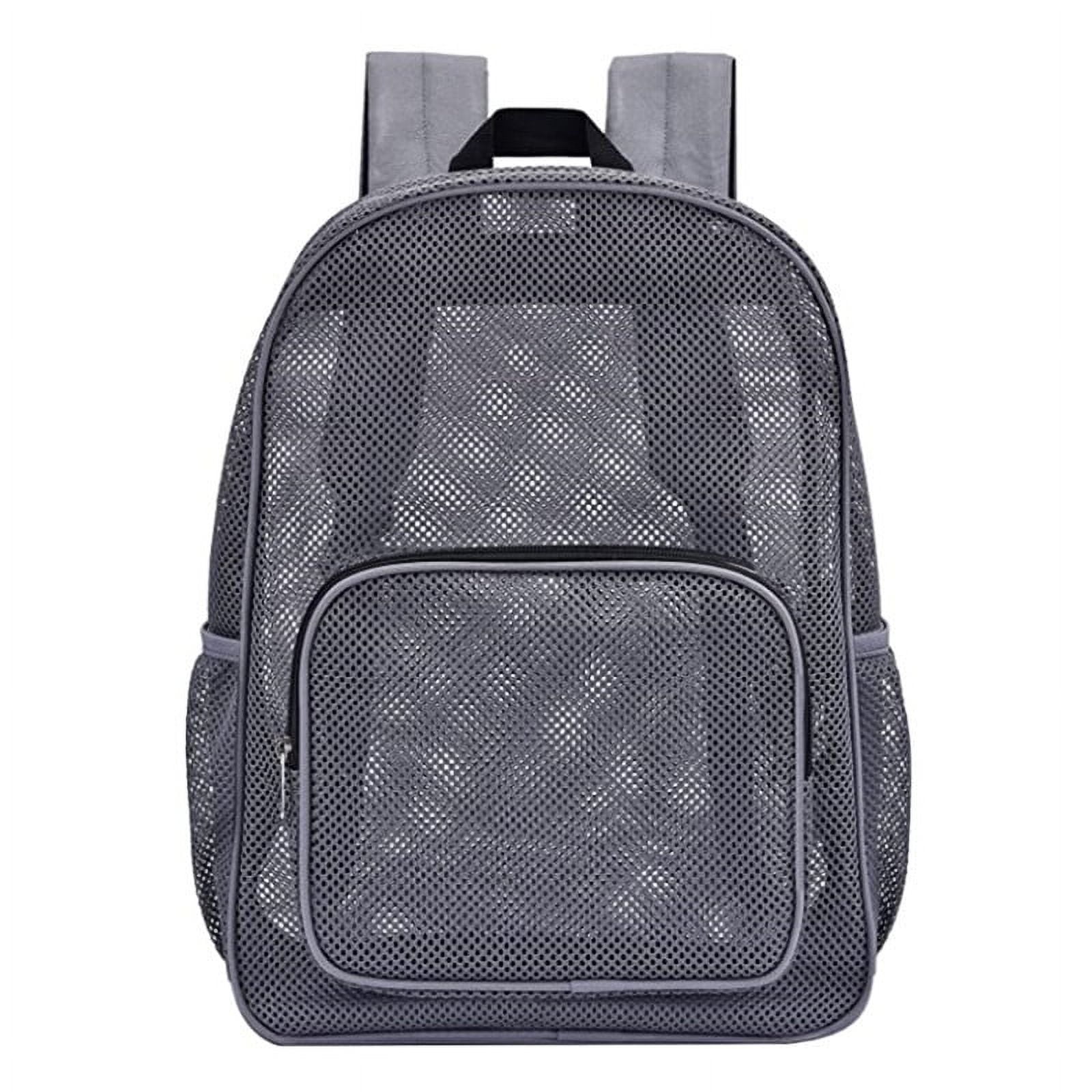Large Mesh Backpack, Semi-transparent College Backpack, See Through ...