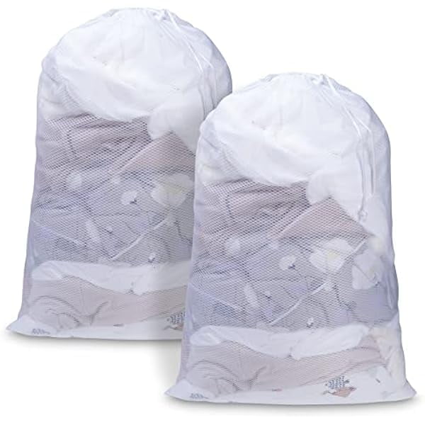 Large Mesh Laundry Bag, 24×36inch Heavy Duty Mesh Laundry Bags ...