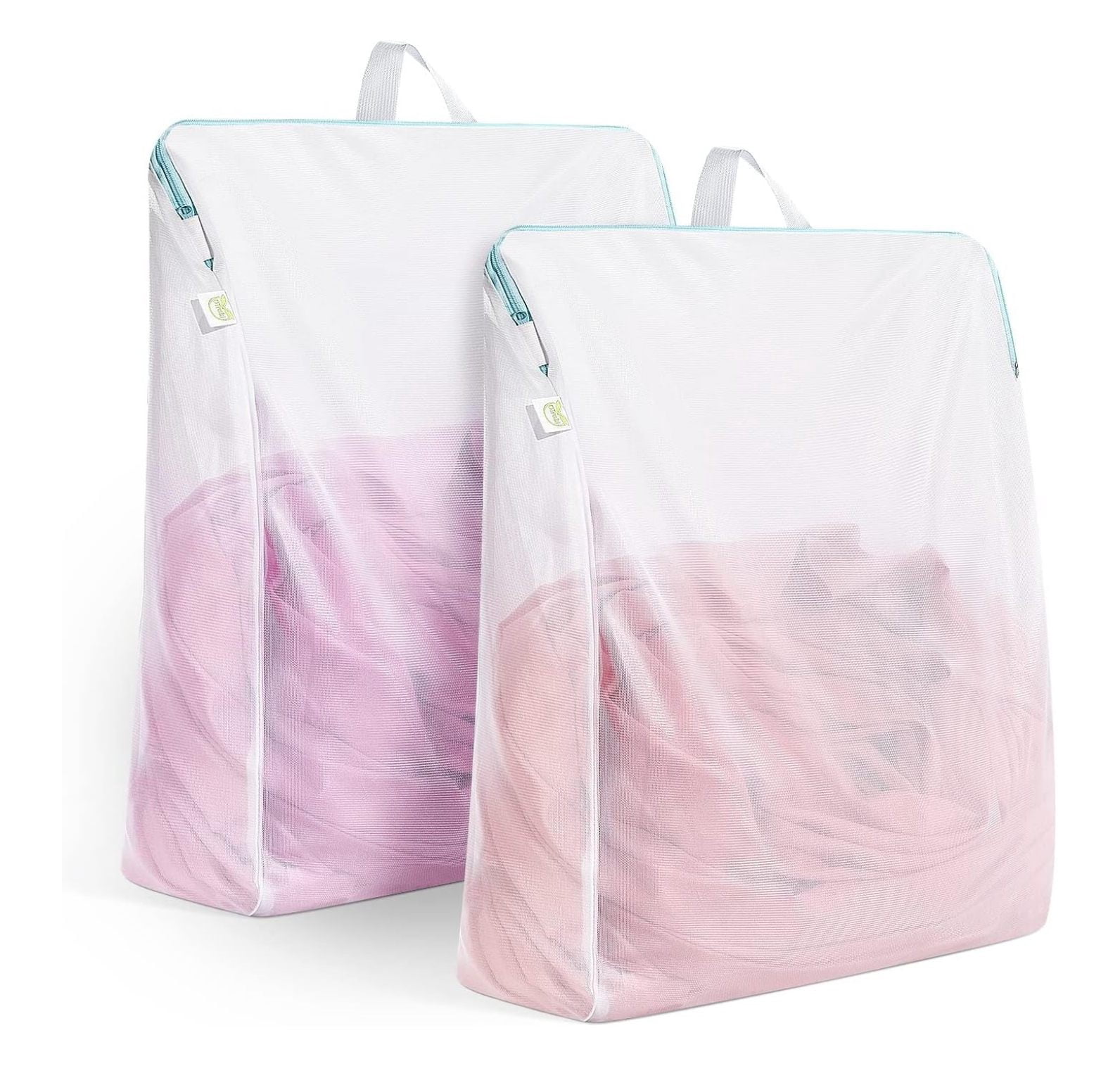 Large Mesh Laundry Bag 24x32 Inch with Handles, Hanging Delicates Wash ...