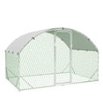 Large Metal Chicken Coop, Round-Top Walk-in Poultry Cage,Chicken Pens ...