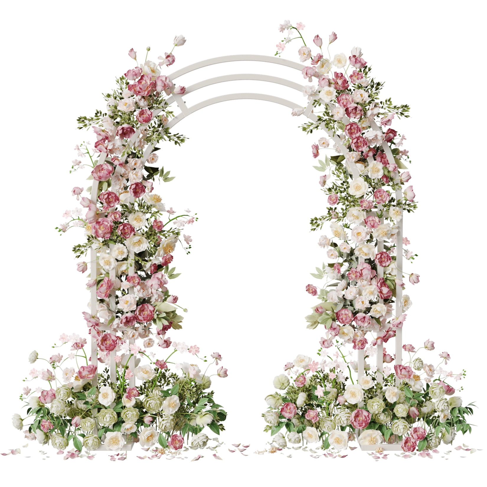 Large Metal Wedding Arch, Balloon Arch Backdrop Arch Stand for Wedding ...