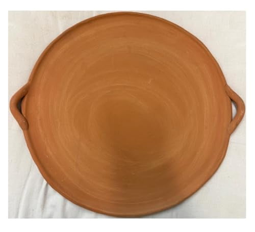 Large Mexican Comal Vidrio Cazo Griddle Flat Pan Dish Tray Clay Barro ...