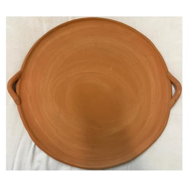Large Mexican Comal Vidrio Cazo Griddle Flat Pan Dish Tray Clay Barro ...