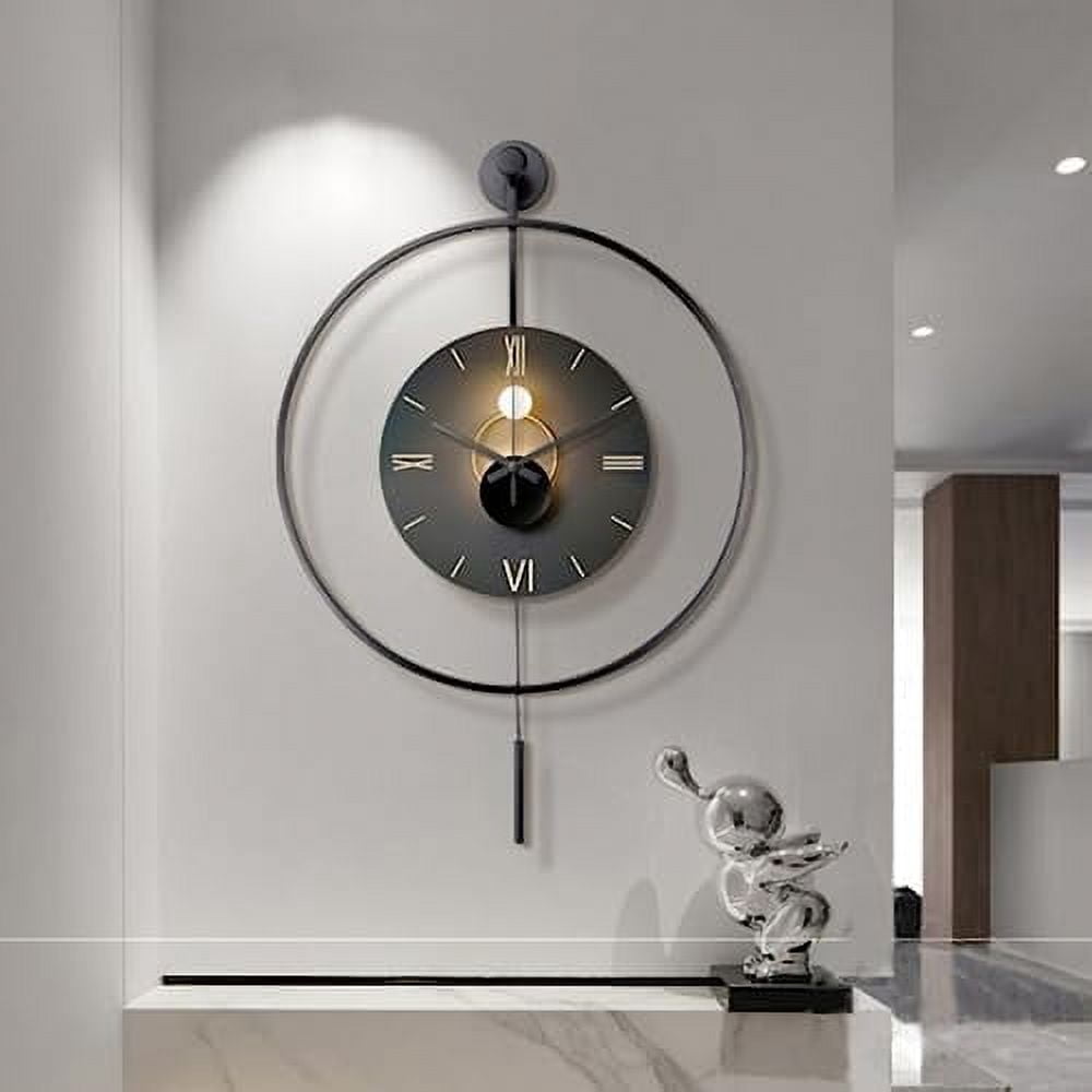 Large Modern Pendulum Wall Clock,20 in Wall Clocks for Living Room ...