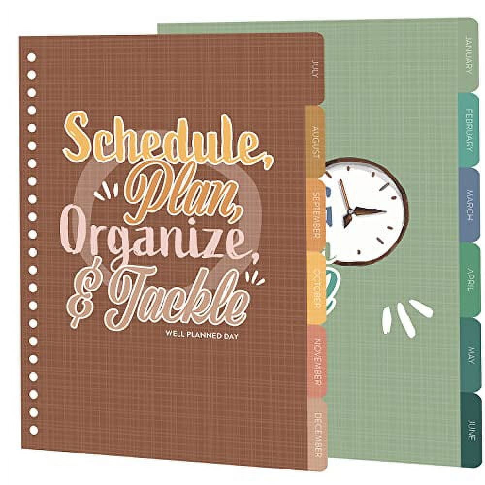 Large Monthly Forever Tabs for Well Planned Gal Planners, Time ...