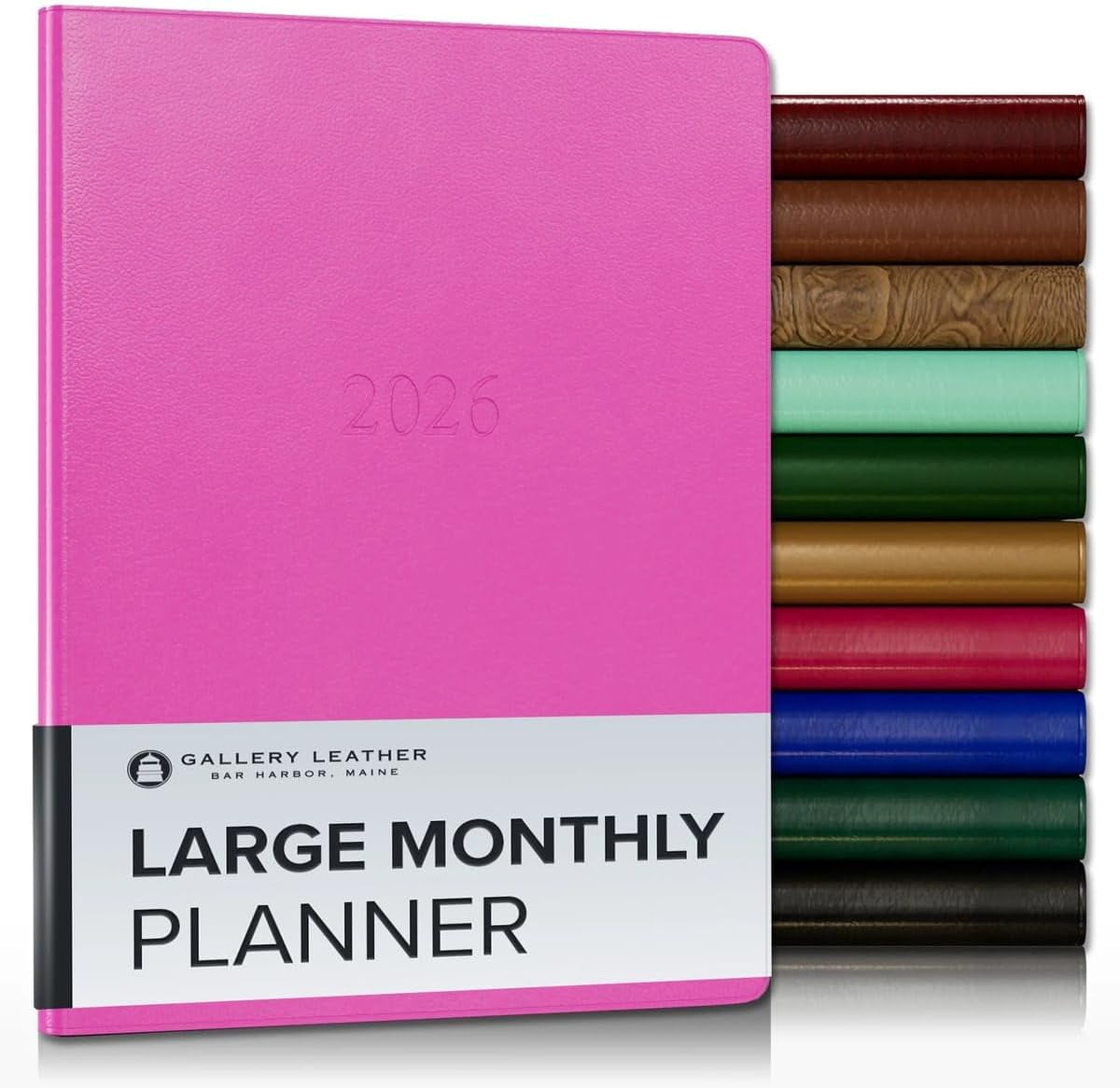 Large Monthly Planner 2026, Elegantly Bound Calendar Planner and ...