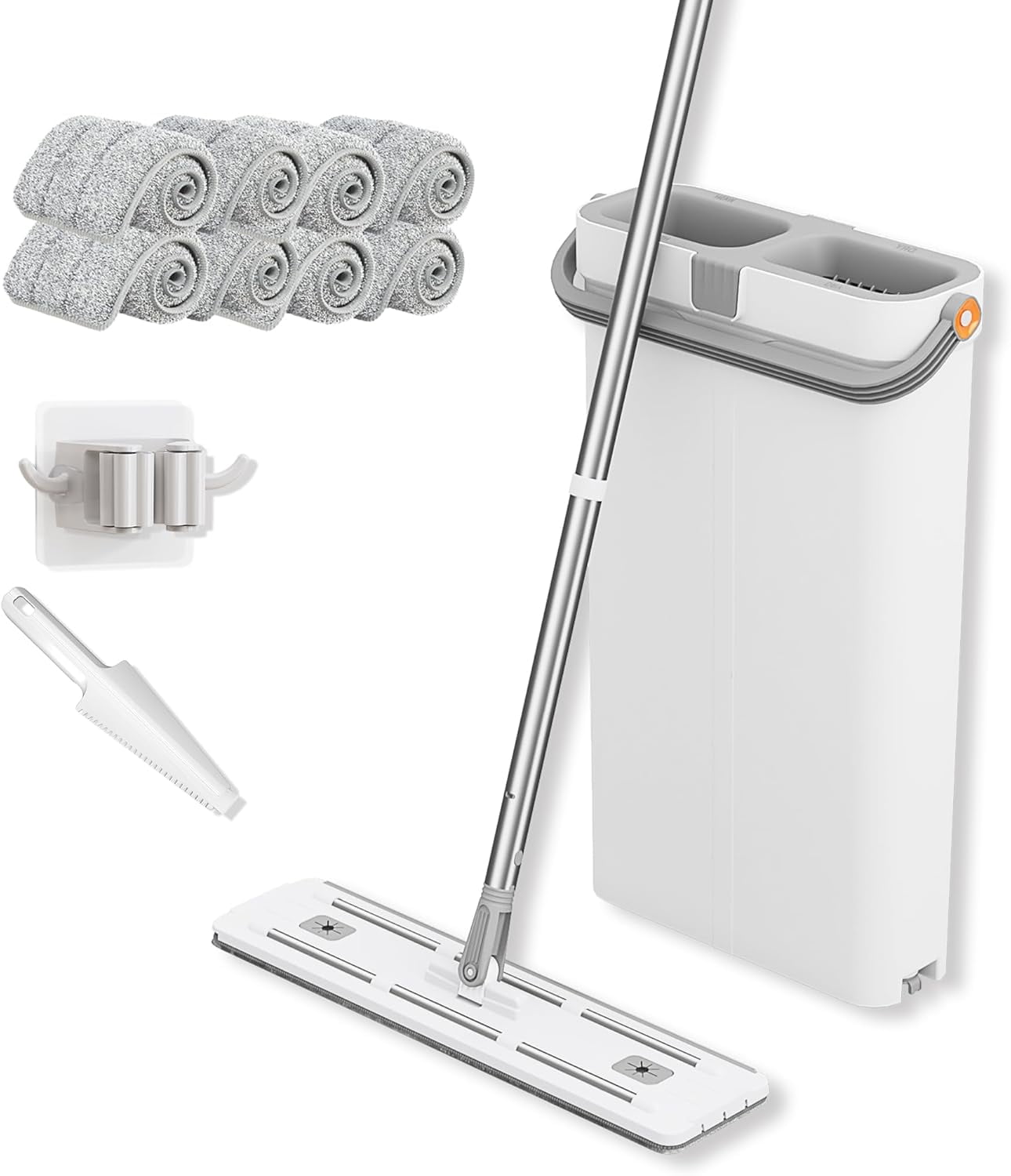 Large Mop and Bucket with Wringer Set, 20''Household Cleaning Tools ...