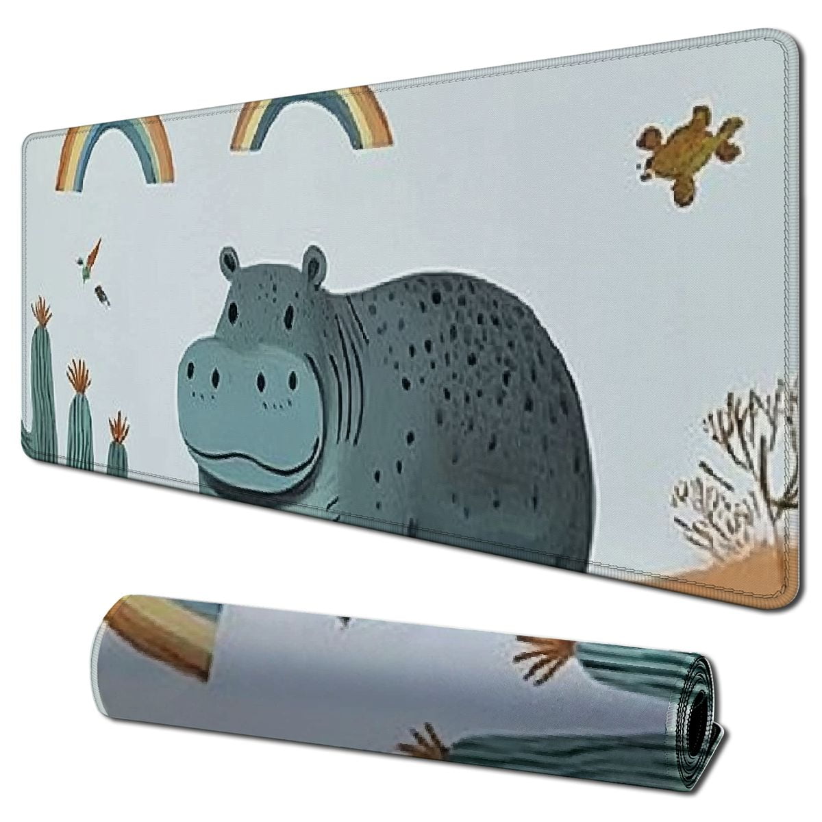 Large Mouse Pad, Cute Extended Gaming Mouse Pad Non-Slip Rubber Laptop ...