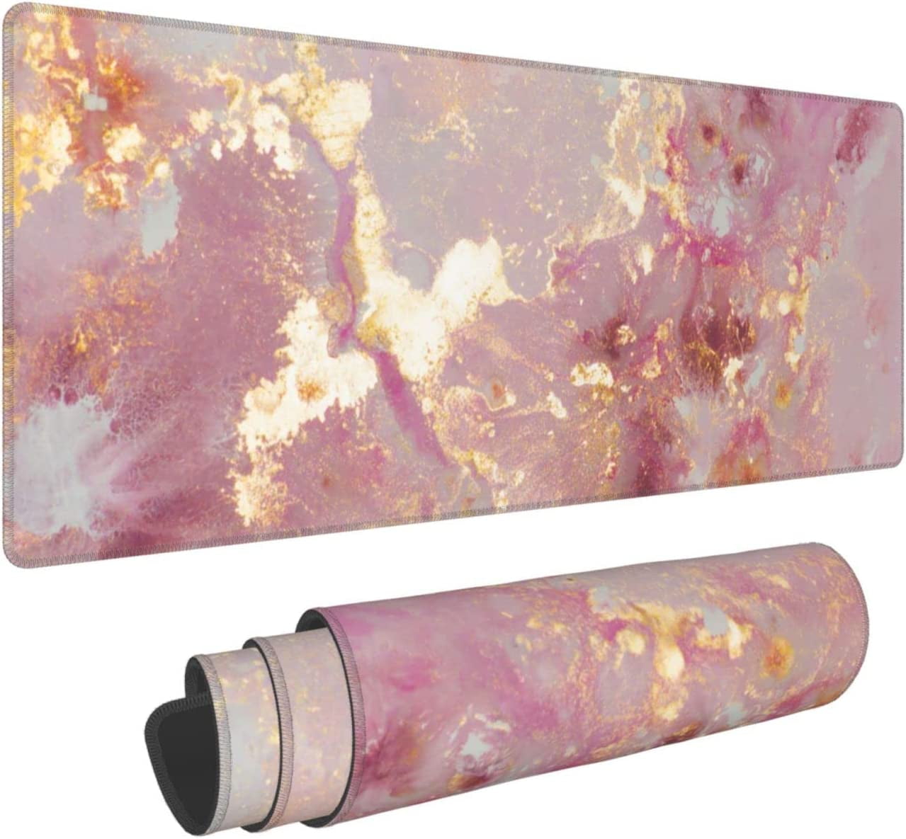 Large Mouse Pad for Desk Mat, Marble Gaming Mousepad, Laptop Pad, Big ...