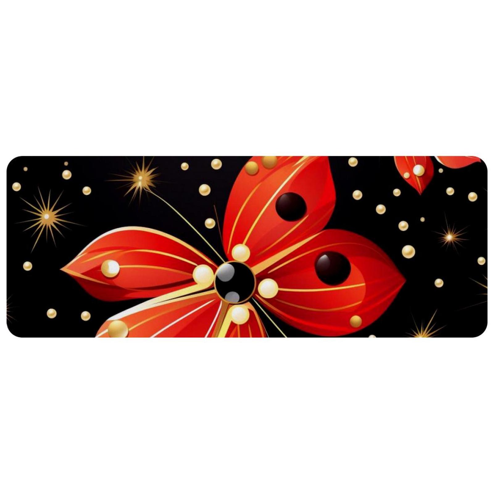 Large Mouse Pad, Desk Mat for Desktop Gaming Desk Pad, Ladybug Flowers ...