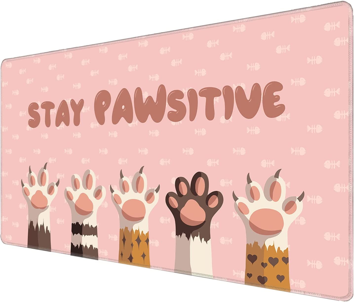 Large Mouse Pad, Desk Pad with Non-Slip Base Extended Mouse Pad XXL ...