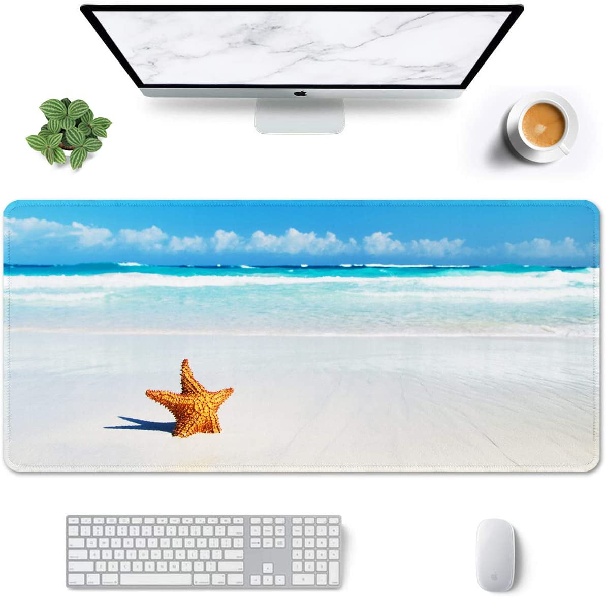 Large Mouse Pad, Full Desk XXL Extended Gaming Mouse Pad 35" X 15 ...