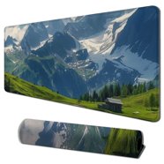 Cmhoo XXL Large Gaming Mouse Pad with Black Map, Premium-Textured, Non ...