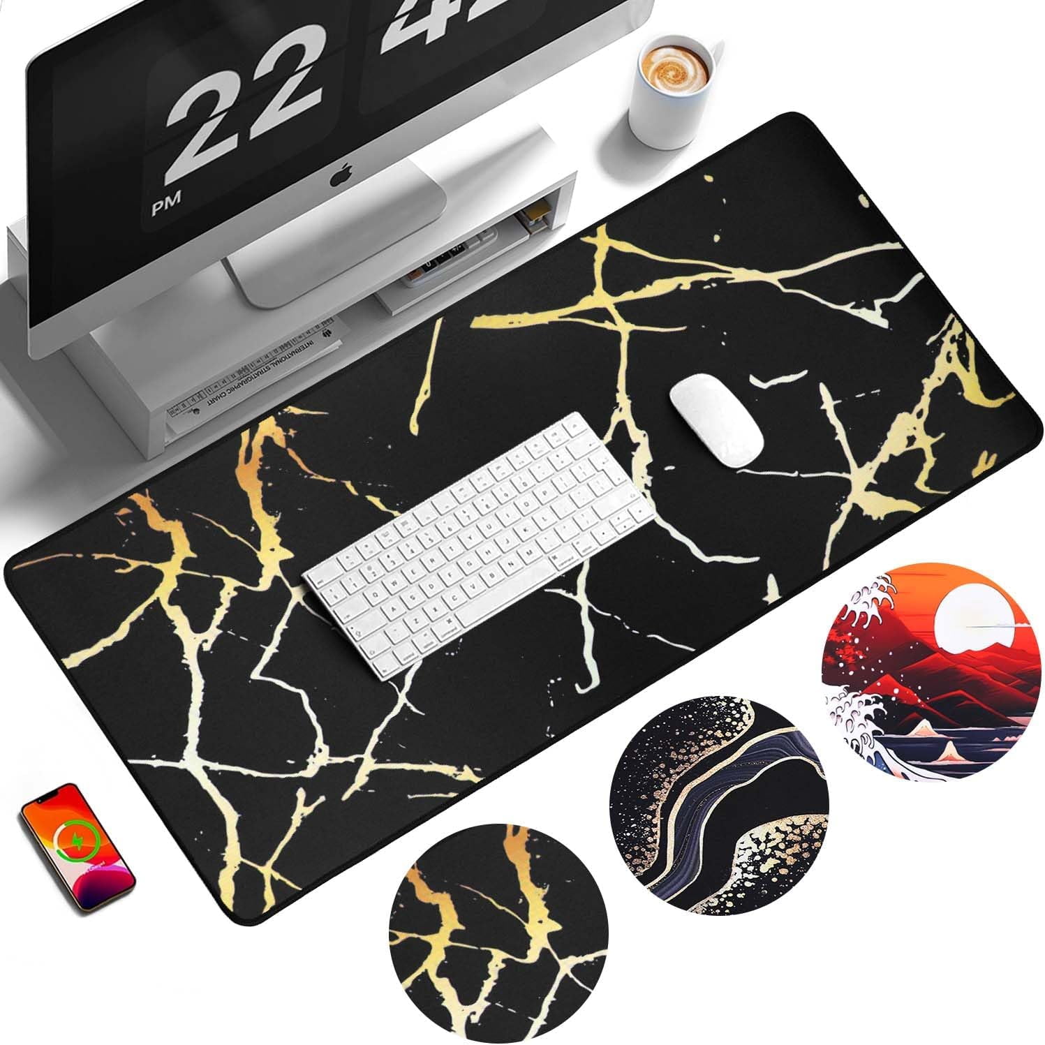 Large Mouse Pad, Gaming Mouse Pad Desk Pad, Extended Gaming Mousepad 31 ...