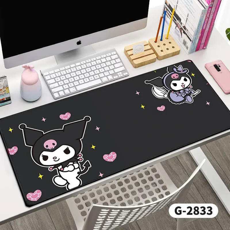 Large Mouse Pad Sanrio Kuromi Cinnamoroll kawaii Cartoon Anime Doll ...