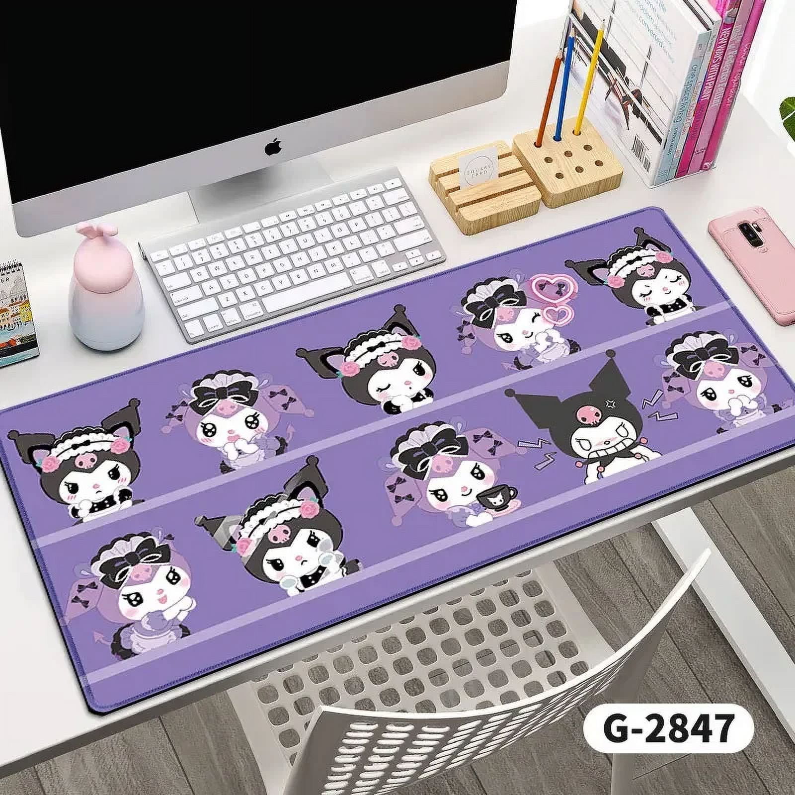Large Mouse Pad Sanrio Kuromi Cinnamoroll kawaii Cartoon Anime Doll ...