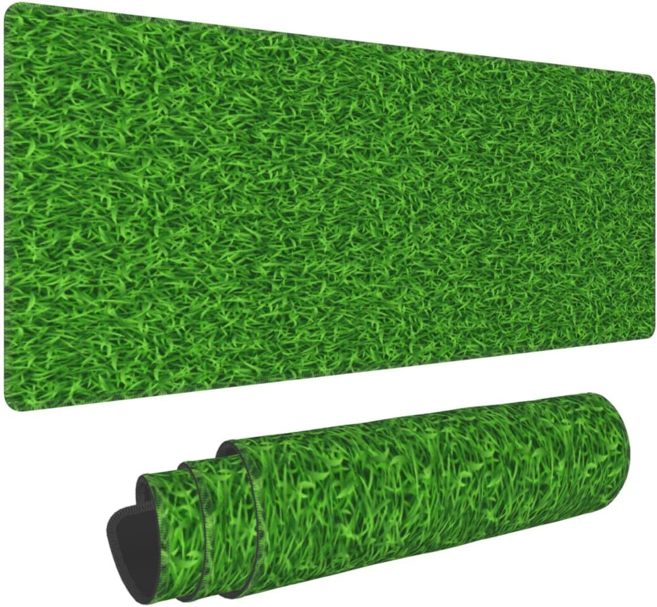 Large Mouse Pad XXL, Green Grass Print Gaming Mouse Pad, Big Desk Mat ...