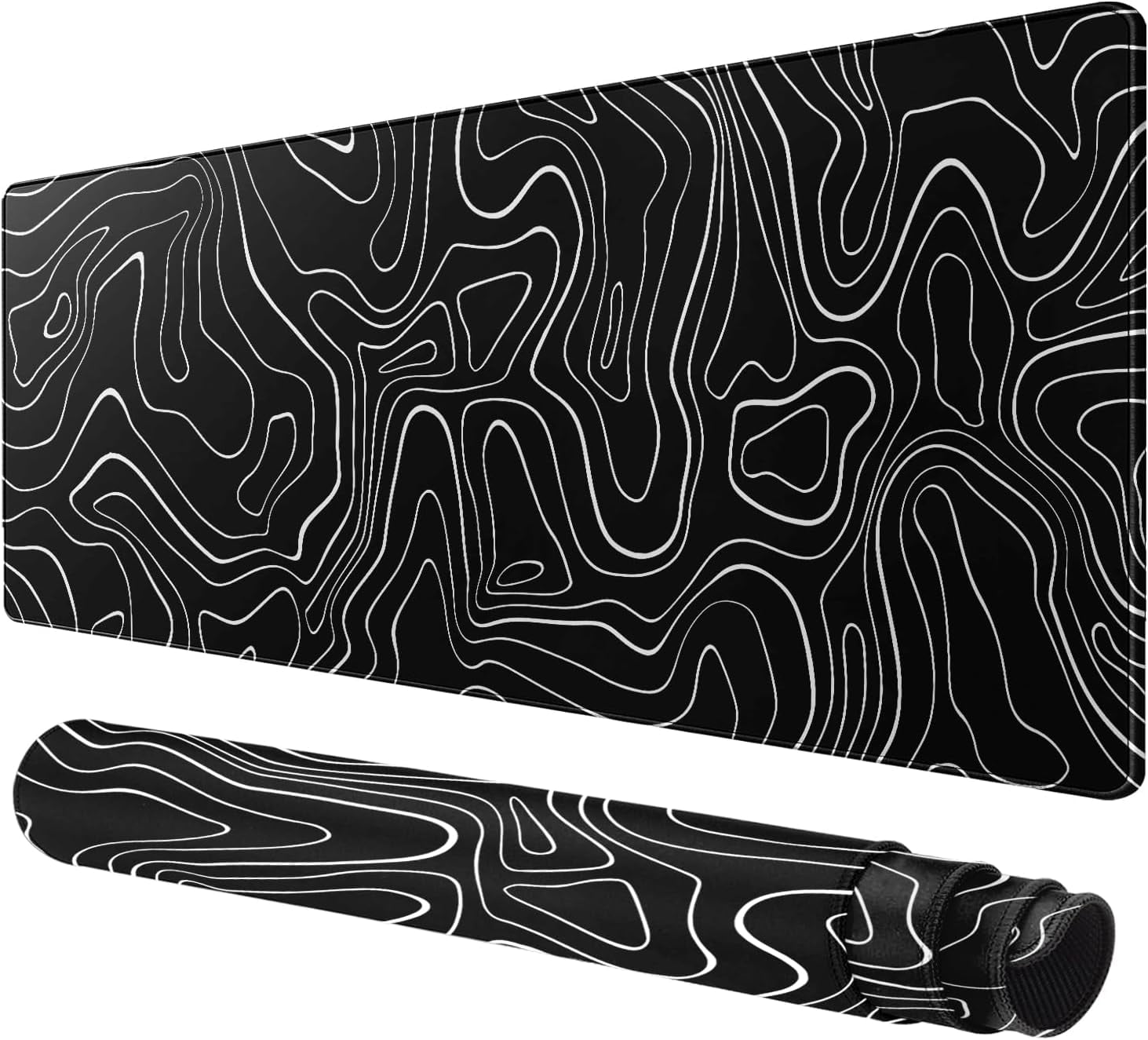 Large Mouse Pad for Desk - Gaming Mouse Pad with Stitched Edges, Anti ...