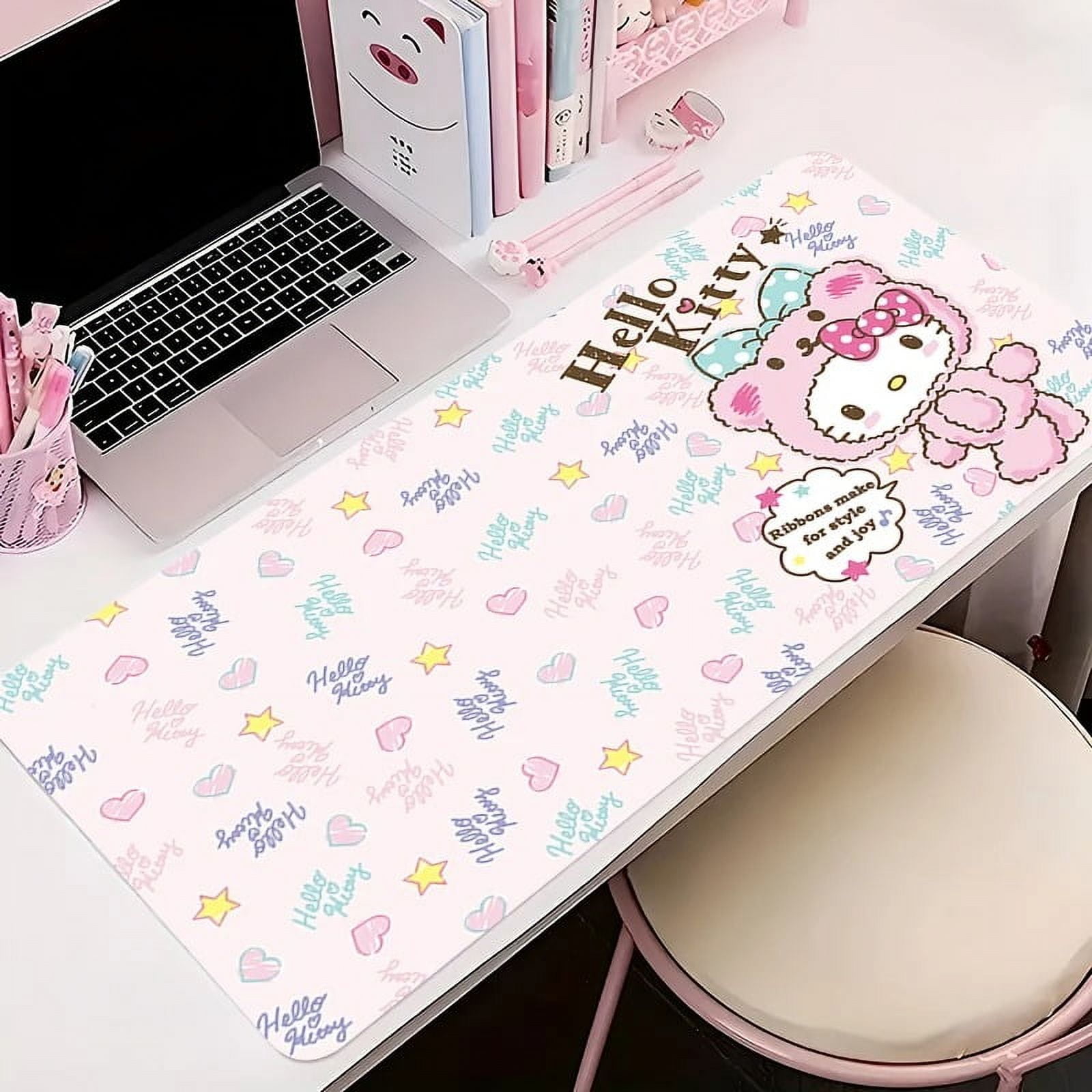 Large Mouse Pads Cute Hello Kitty Table Mat Accessories Desk Mats Gift ...