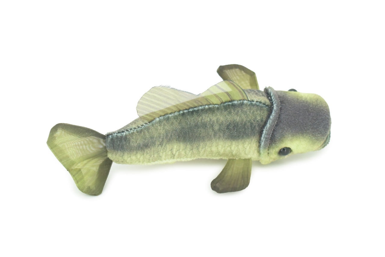 Large Mouth Bass Finger Puppet, Very Nice Plush Bass, Stuffed Fish ...
