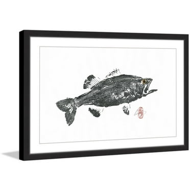 "Scamp Grouper" Framed Painting Print - Walmart.com