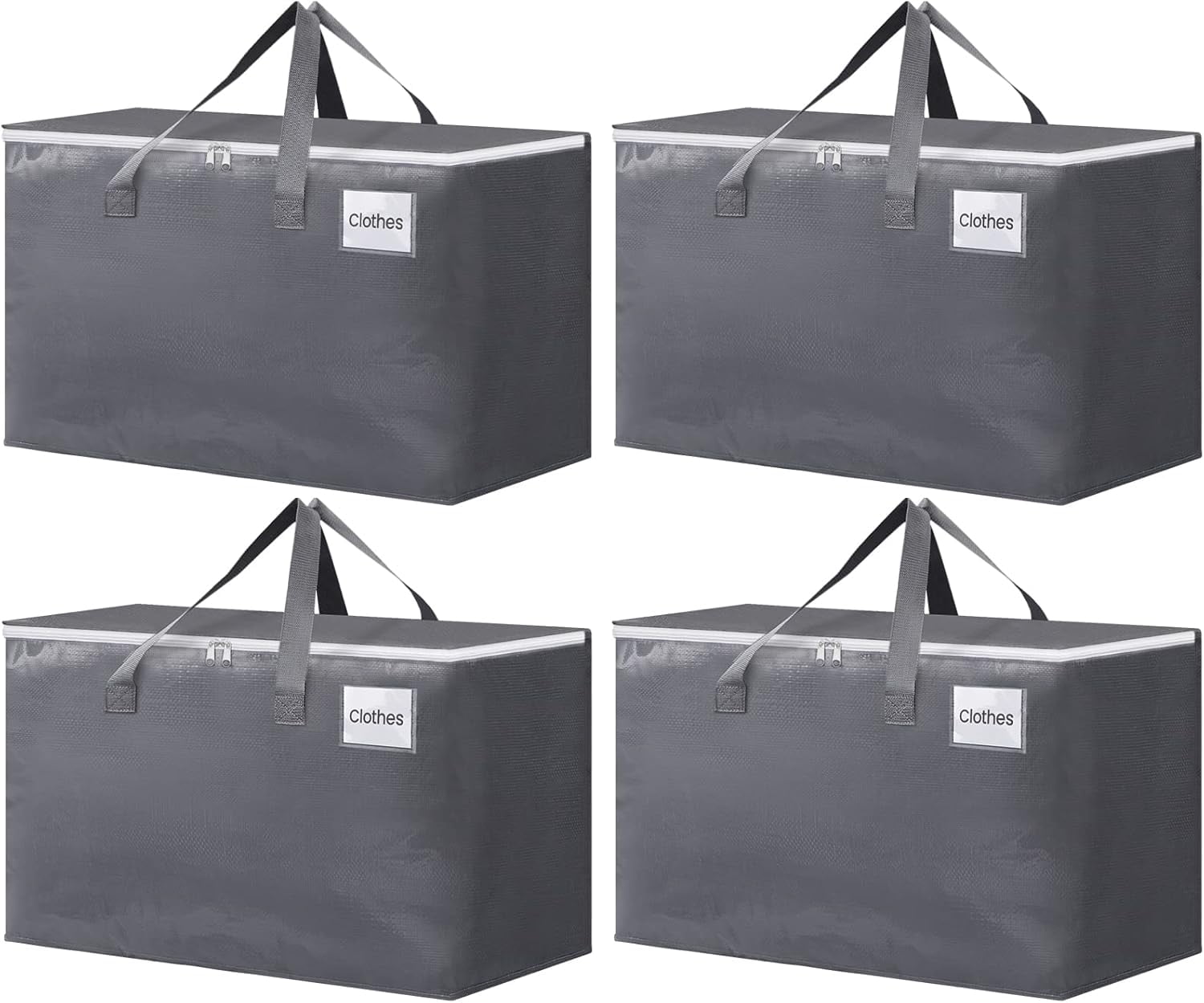 Large Moving Boxes with Zippers & Handles, Moving Supplies with Lids ...