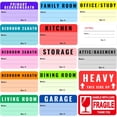 Large Moving Labels for Boxes Color Coded, 460 Stickers for Home Moving ...
