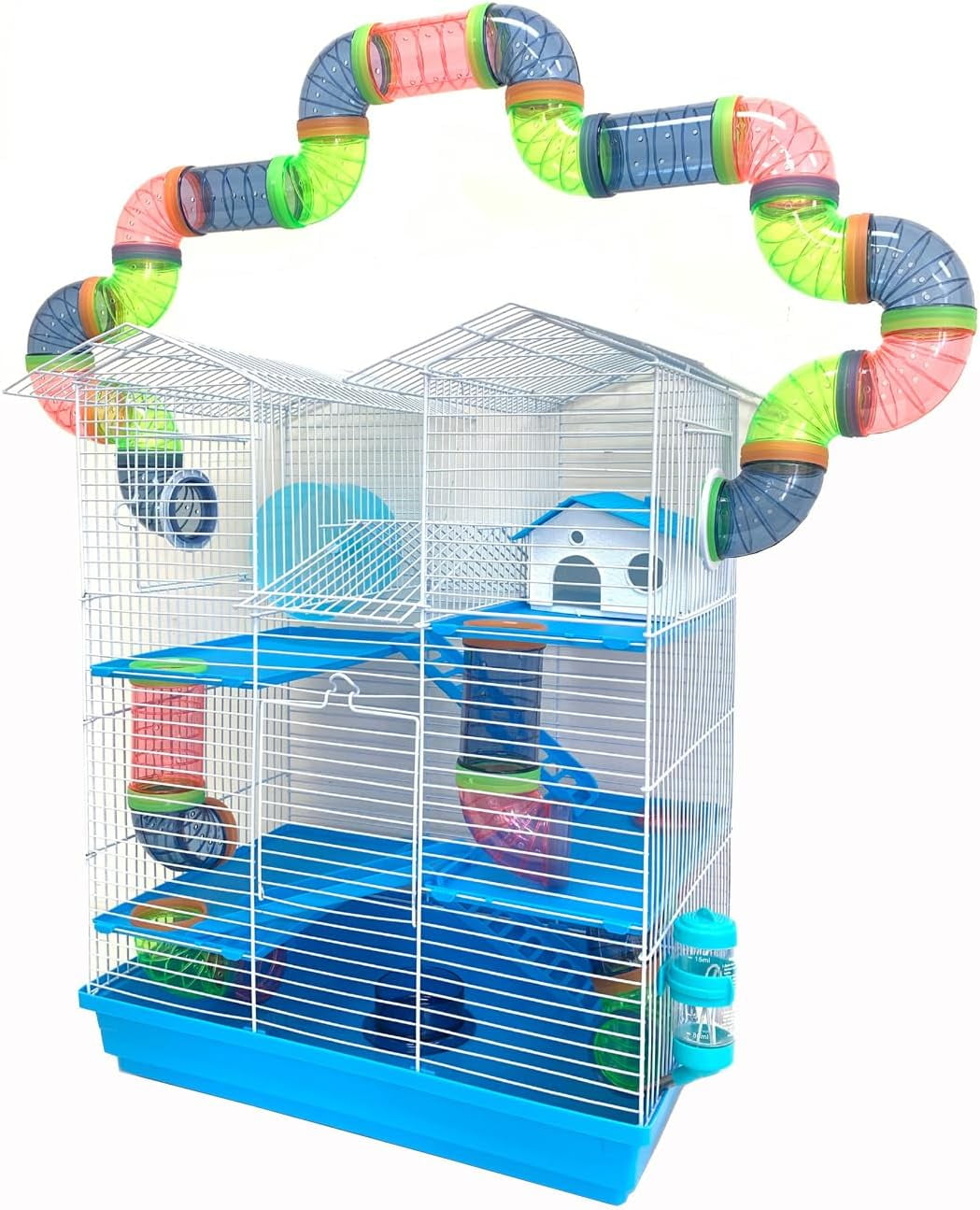 Large Muli-Level Hamster Mansion Mouse Habitat Gerbil Home Mice Rodent ...