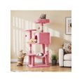 Large Multi-Level Cat Tree, 44 Inches Tall With Sisal-Covered ...