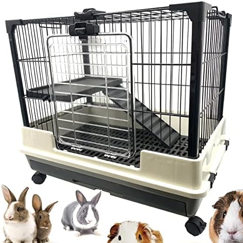 Large Multi-Level Indoor/Outdoor Small Animal Pet Cage for Guinea Pig ...